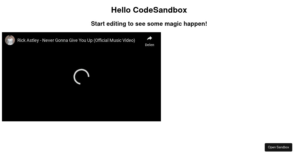 video_player (forked) - Codesandbox