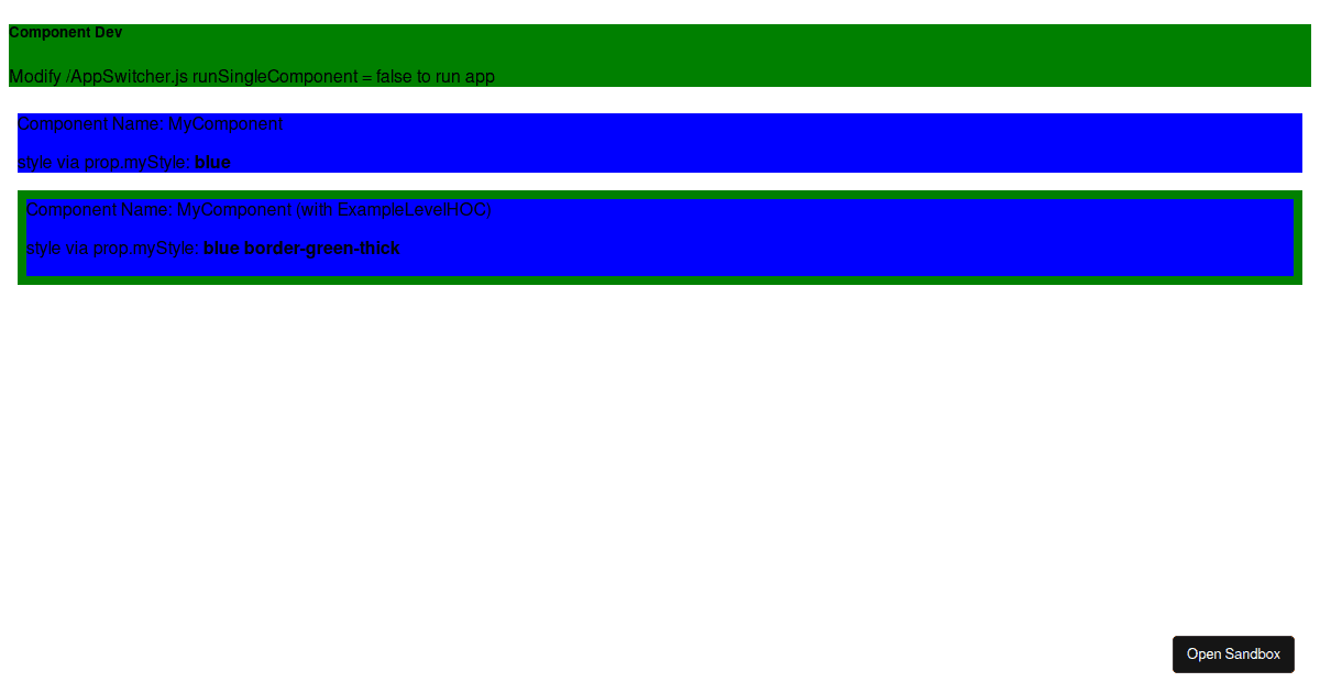 React Hoc Example And Single Component Testing Toggle Codesandbox