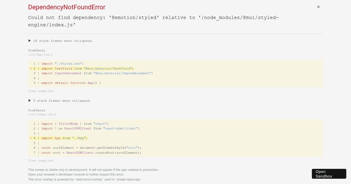 Material Ui With Typescript Codesandbox
