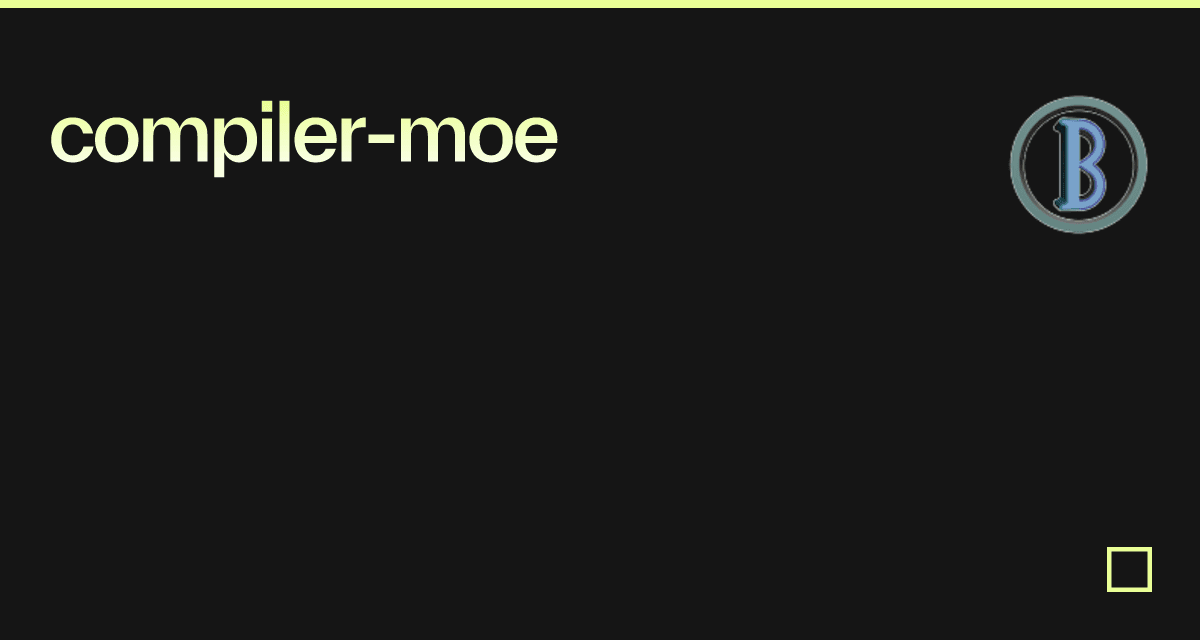 compiler-moe - Codesandbox