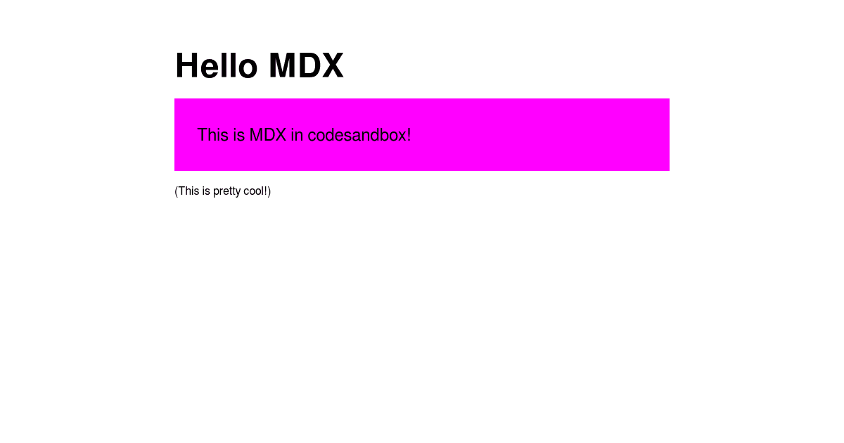 hello-mdx-go - Codesandbox