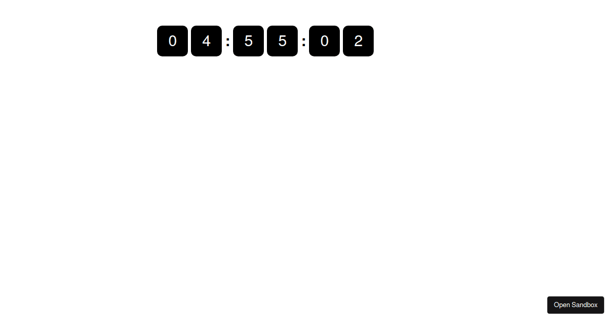 js-clock - Codesandbox
