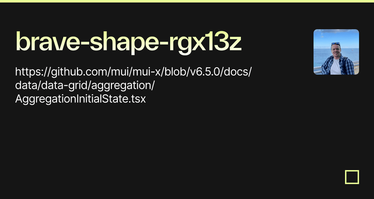 brave-shape-rgx13z - Codesandbox