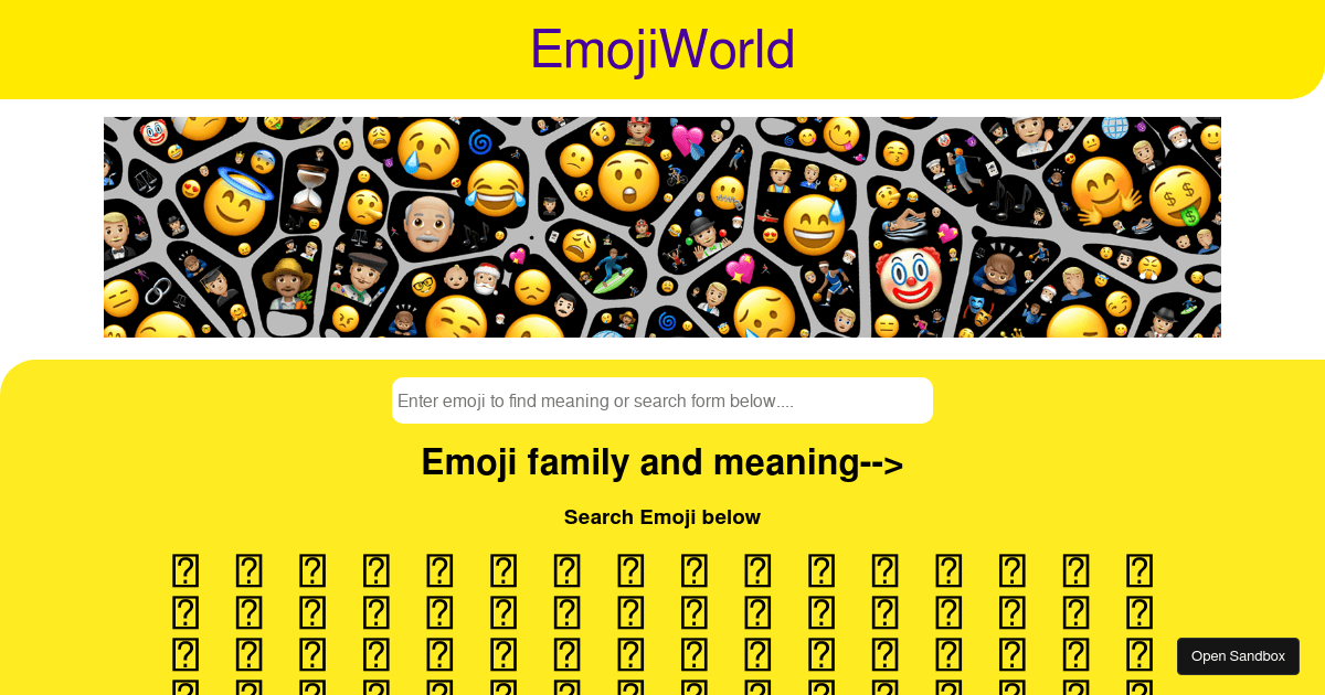 Emoji-Interpreter - Codesandbox