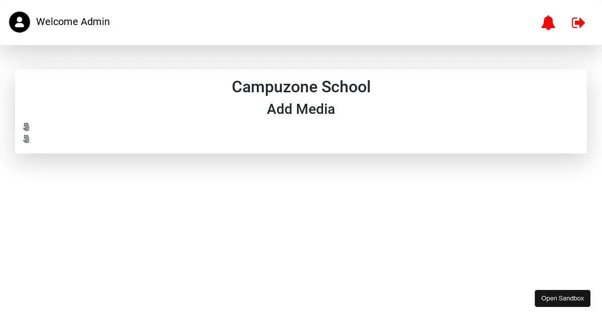 campuzone School - Codesandbox
