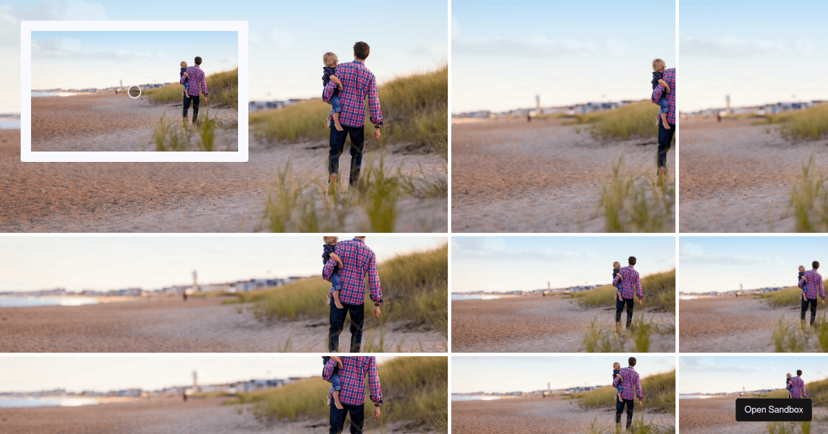 Image Focal Point - Codesandbox