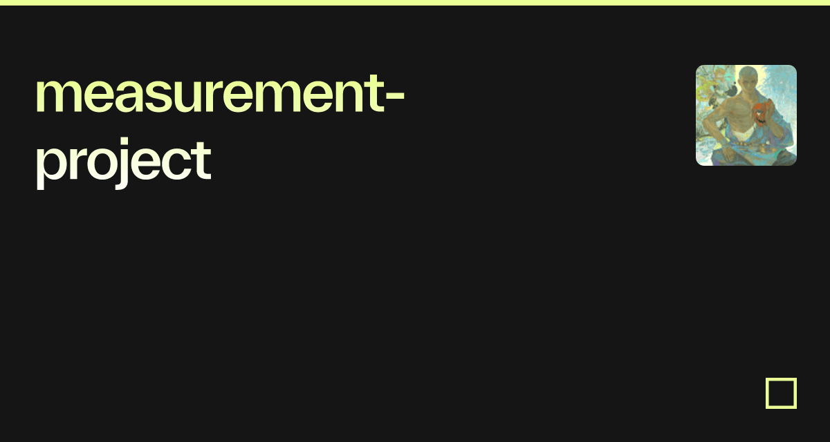 measurement-project - Codesandbox