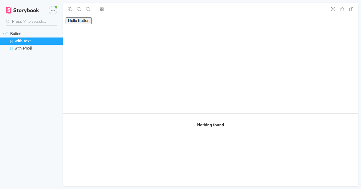 StorybookJS React Template - Codesandbox