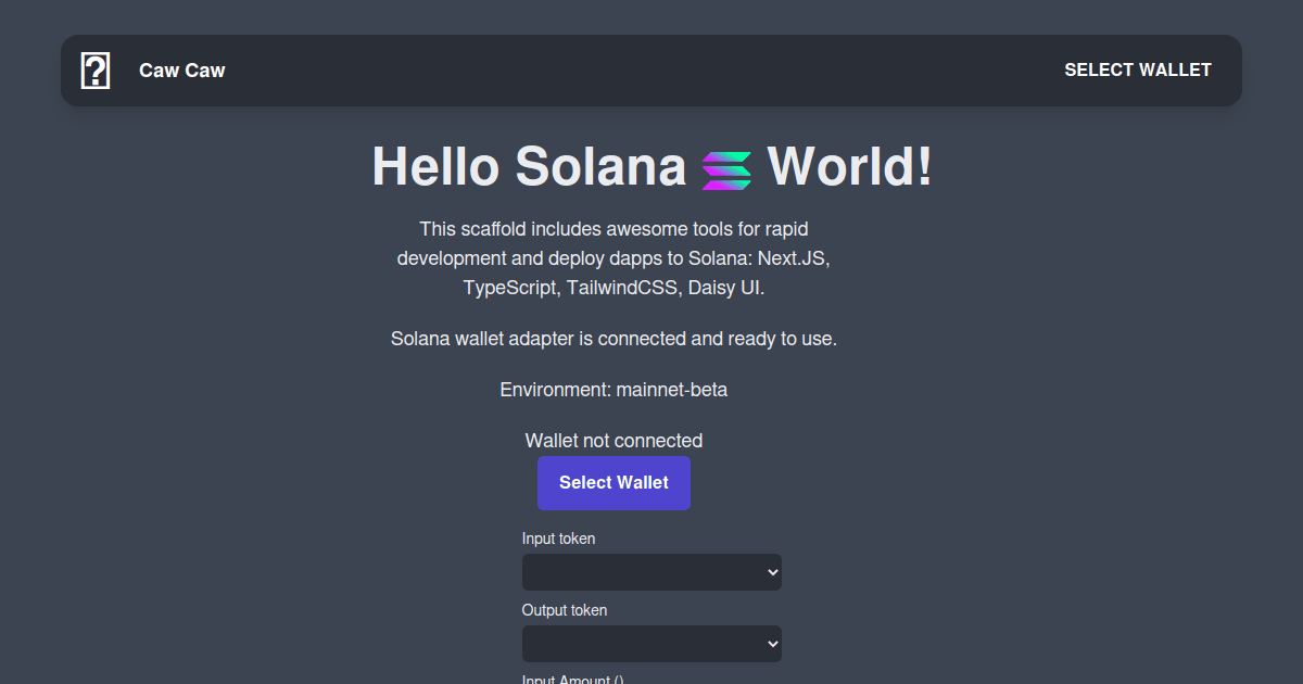 create-dapp-solana-nextjs - Codesandbox