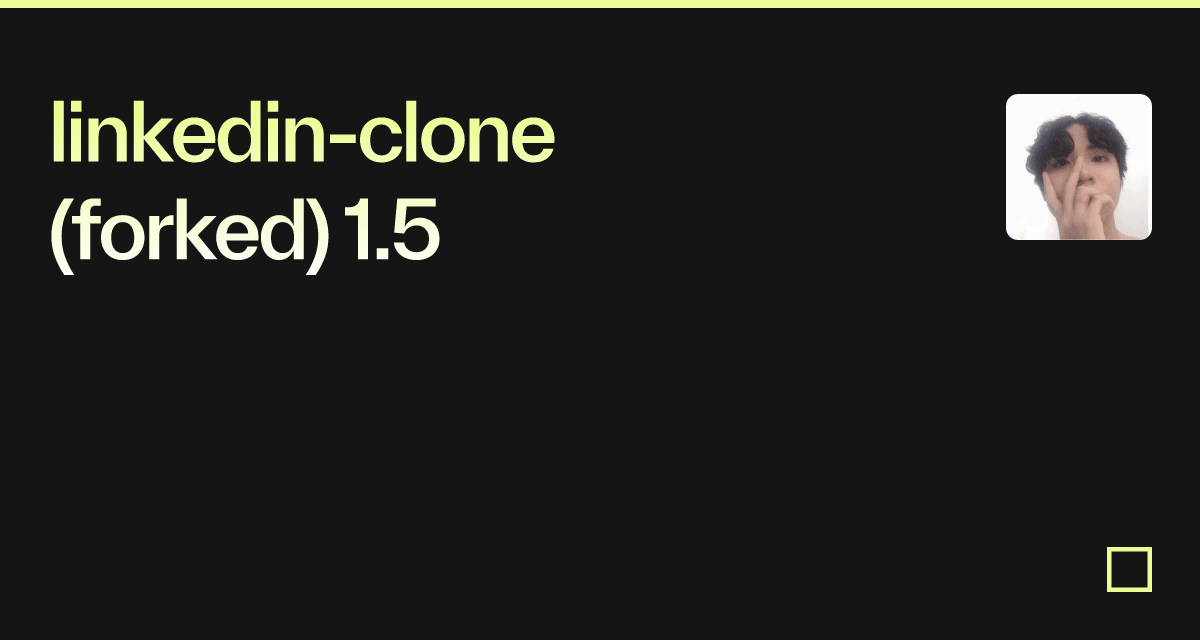 linkedin-clone (forked) 1.5 - Codesandbox
