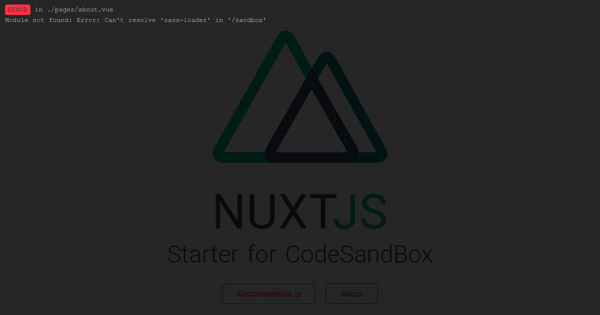 Nuxt Scss Js Example Forked Codesandbox