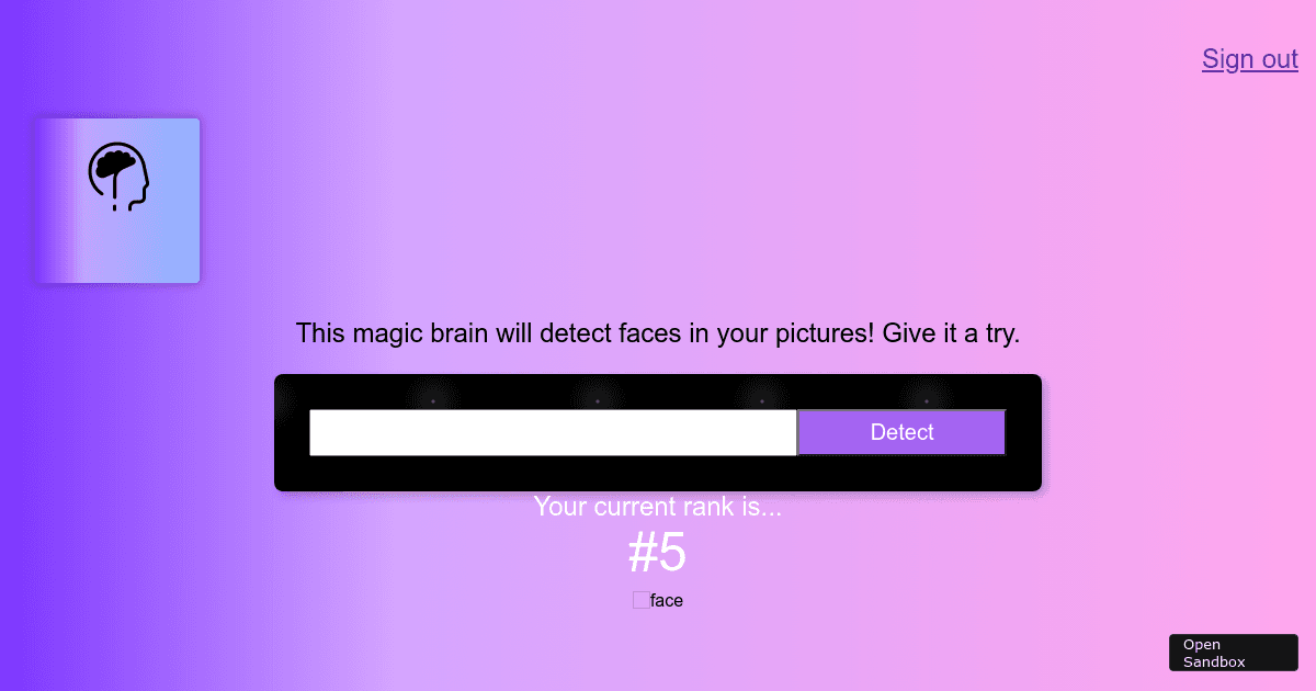 SmartBrain (forked) - Codesandbox
