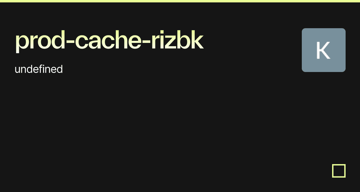 prod-cache-rizbk - Codesandbox