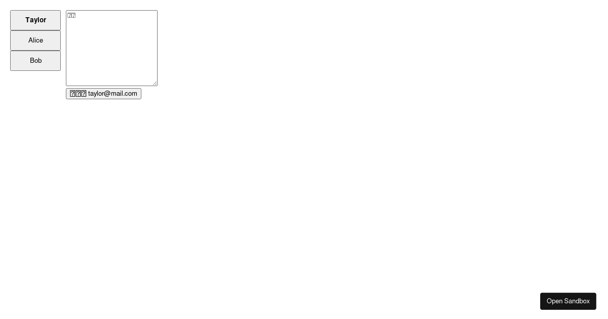 Reactdev Forked Codesandbox 2912