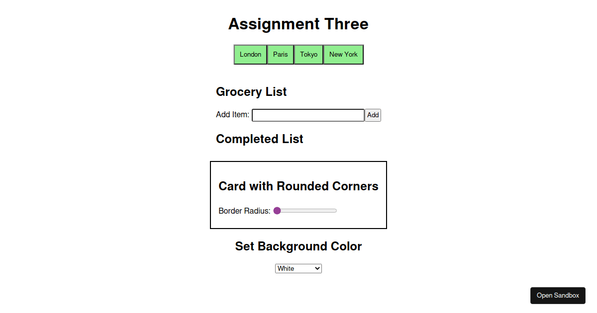 assignment-3 - Codesandbox
