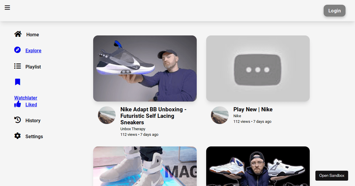 video-library - Codesandbox
