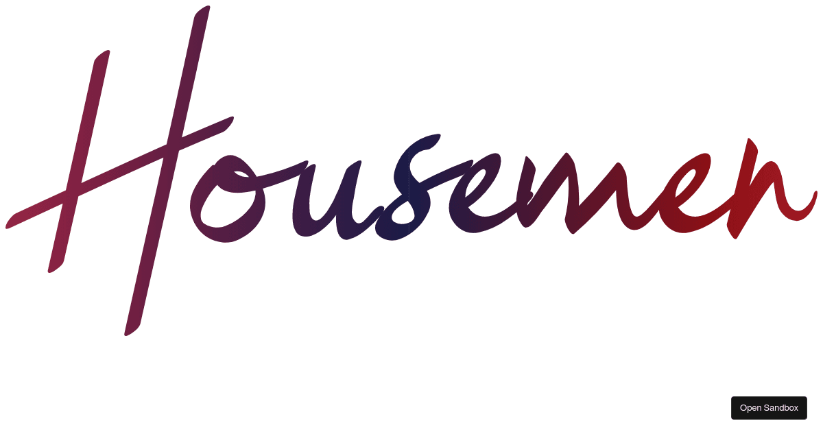 Housemen - Codesandbox