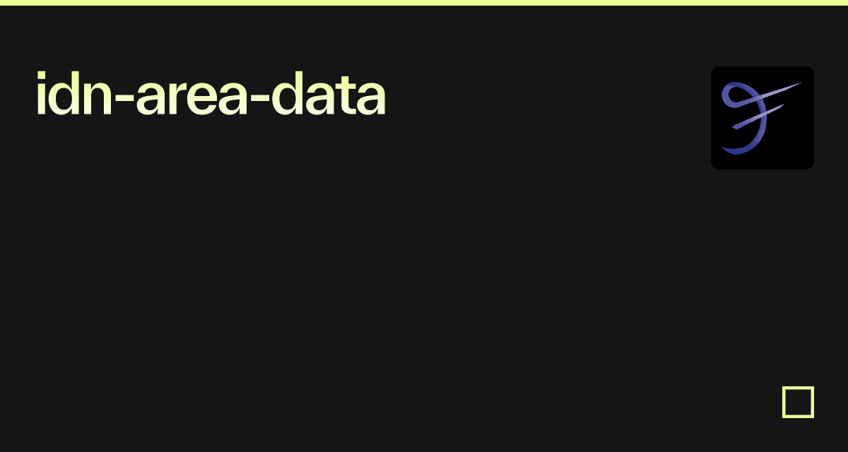 idn-area-data - Codesandbox