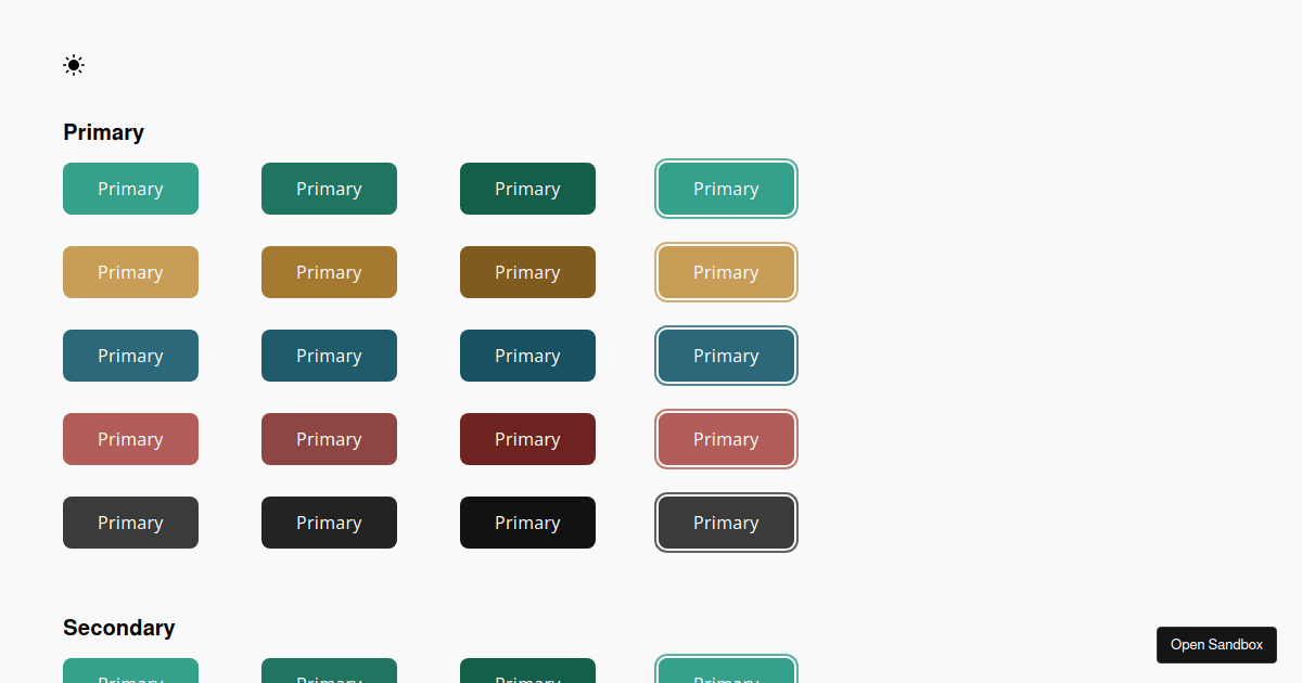 New Buttons - Codesandbox