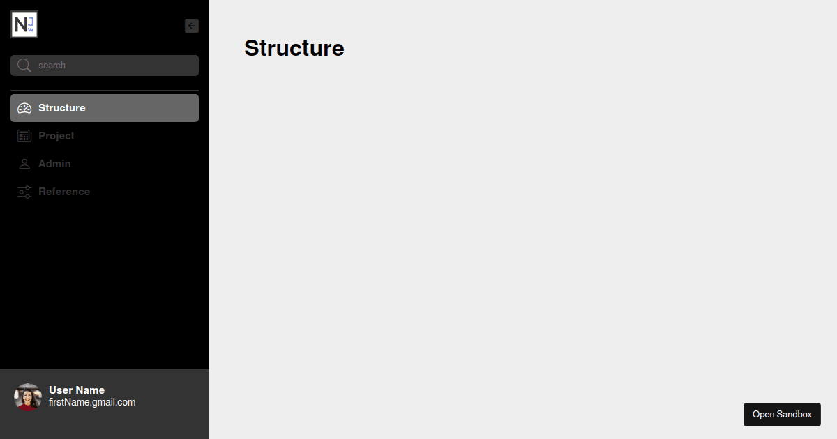 SideMenu - Codesandbox