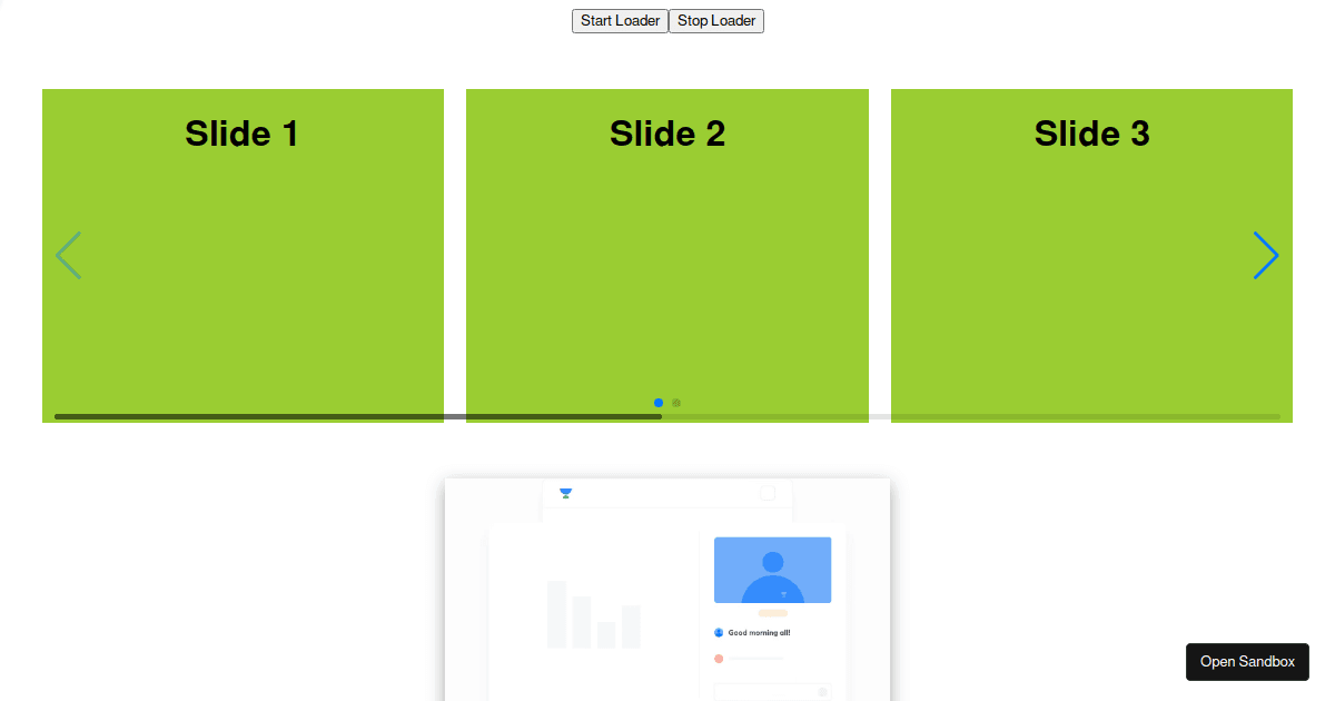 Slider - Codesandbox