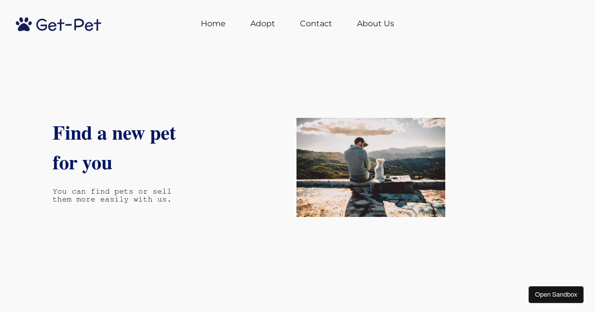 Using Pre Built React Components Forked Codesandbox 