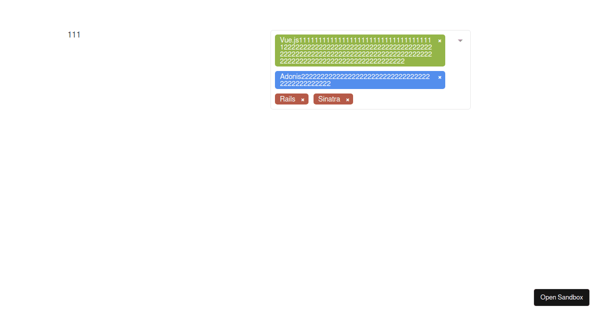 vue-multiselect long-text tag tooltip & word wrap - Codesandbox