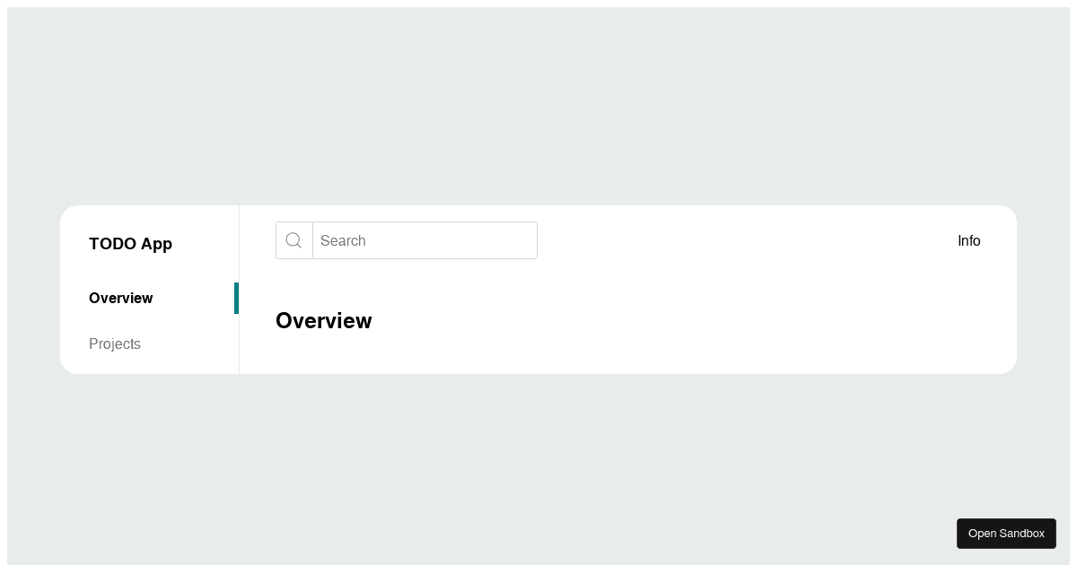 Todo App React Codesandbox