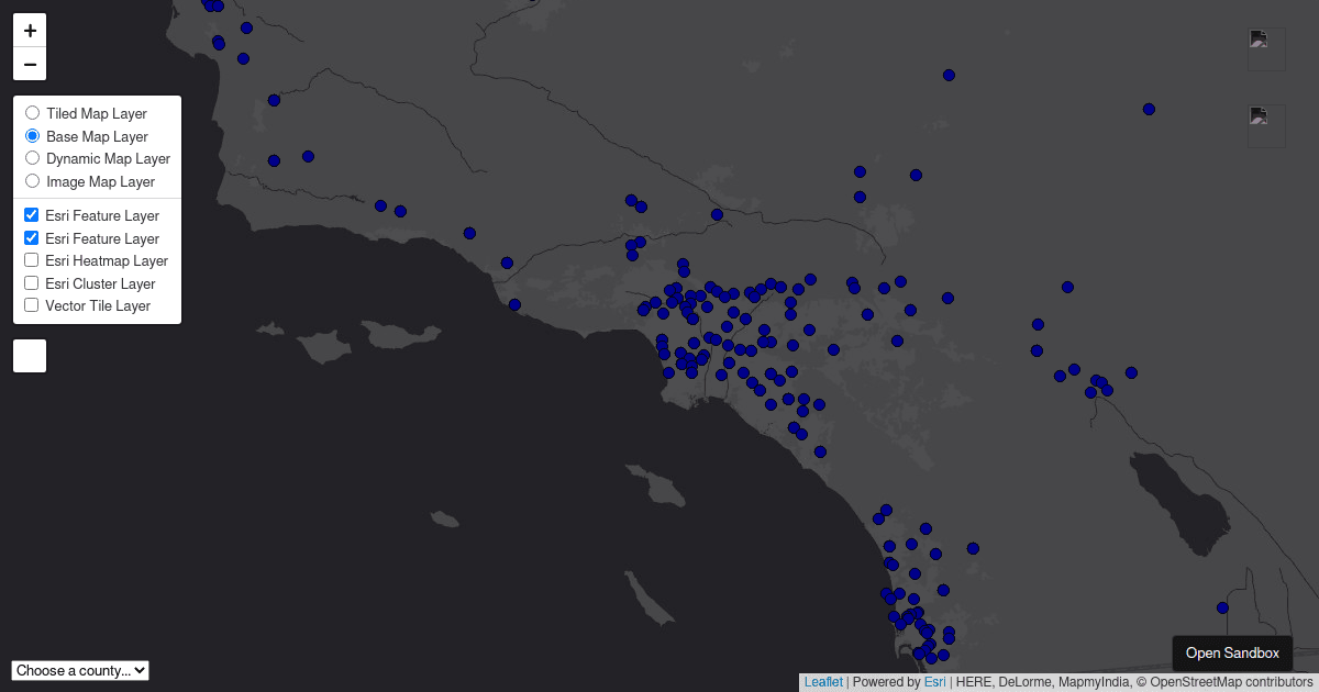 react-esri-leaflet-where-bug-with-pointToLayer (forked) - Codesandbox