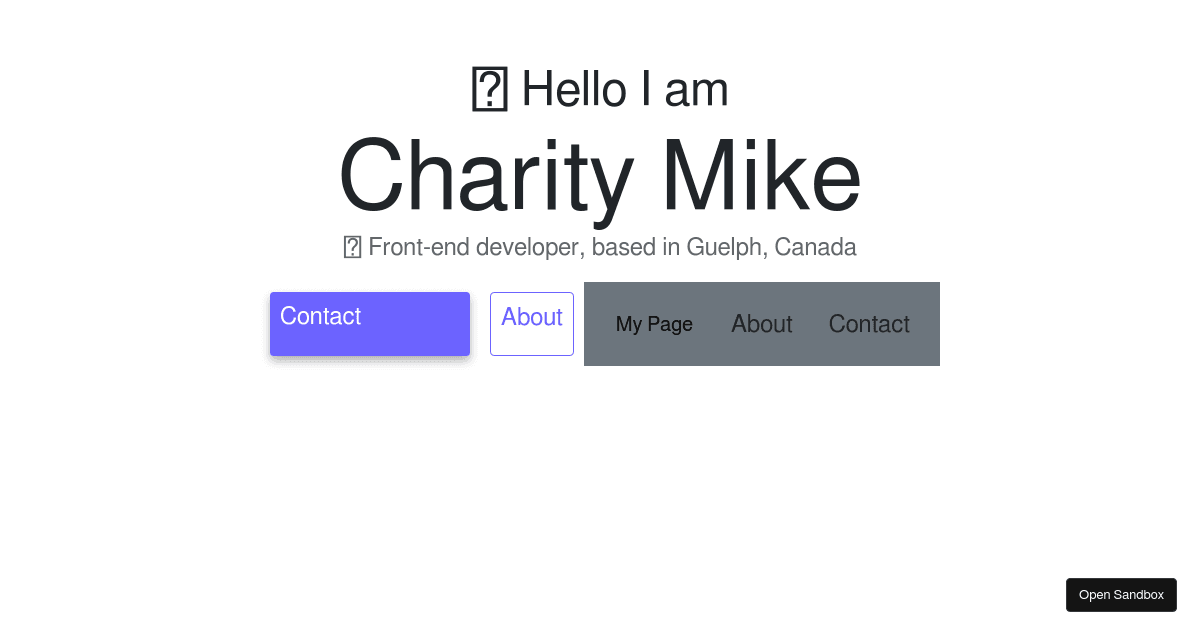 Advanced Bootstrap Homework Challenge Forked Codesandbox