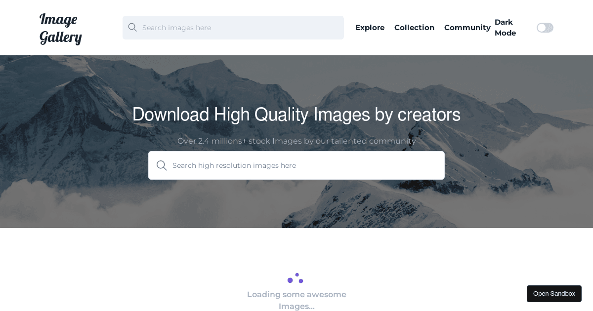 image-gallery - Codesandbox