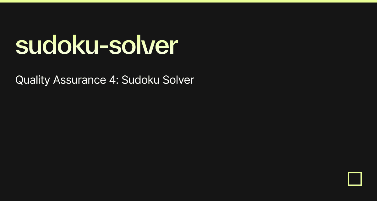 sudoku-solver - Codesandbox