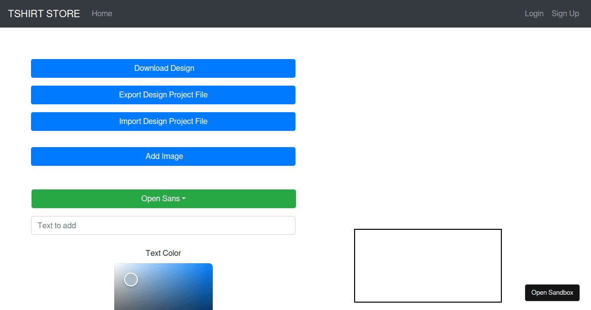 tshirt_store - Codesandbox