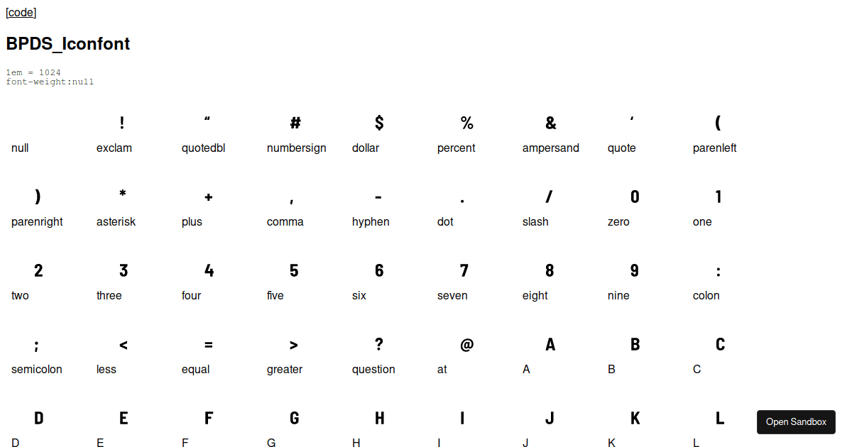 BPDS_Iconfont - Codesandbox