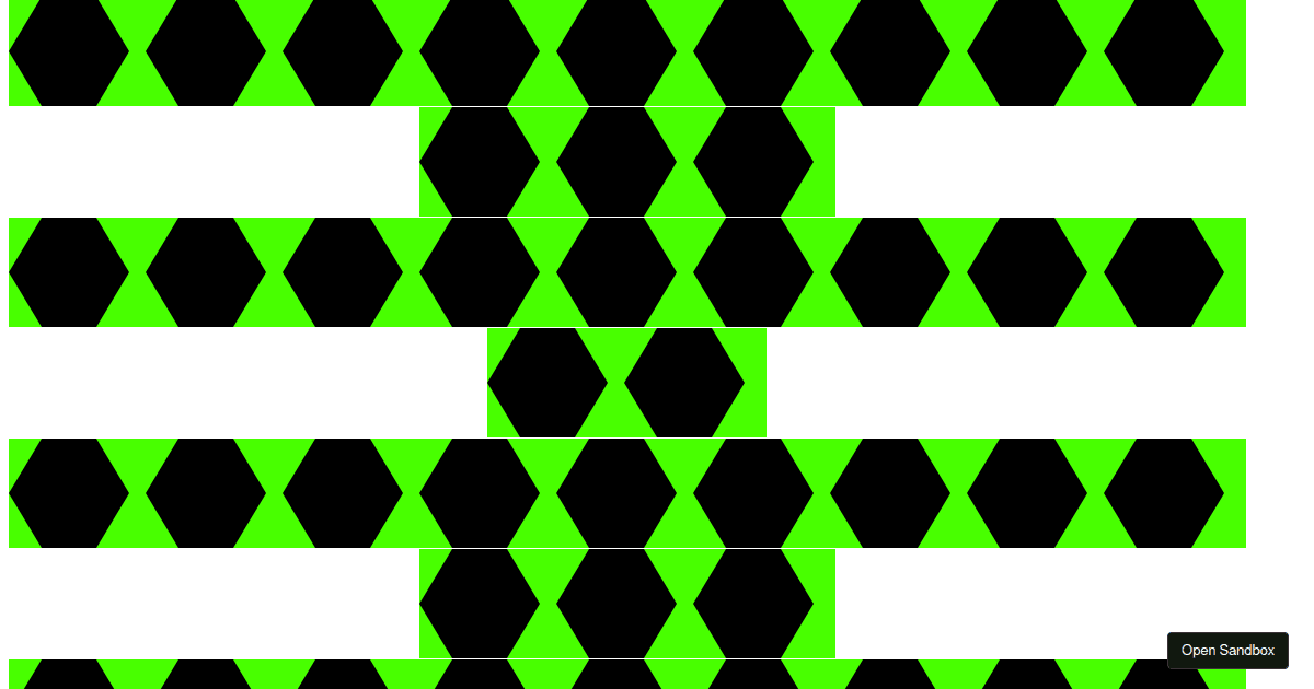 hexagon - Codesandbox