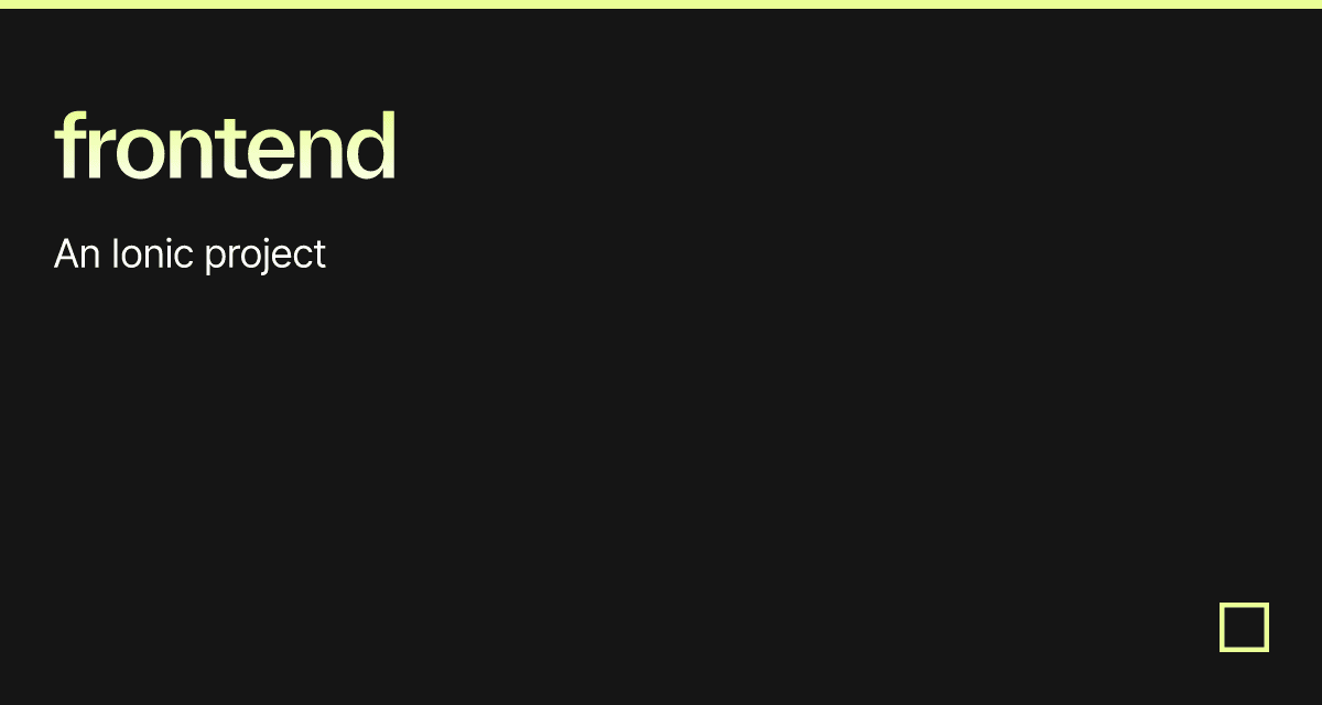 frontend - Codesandbox
