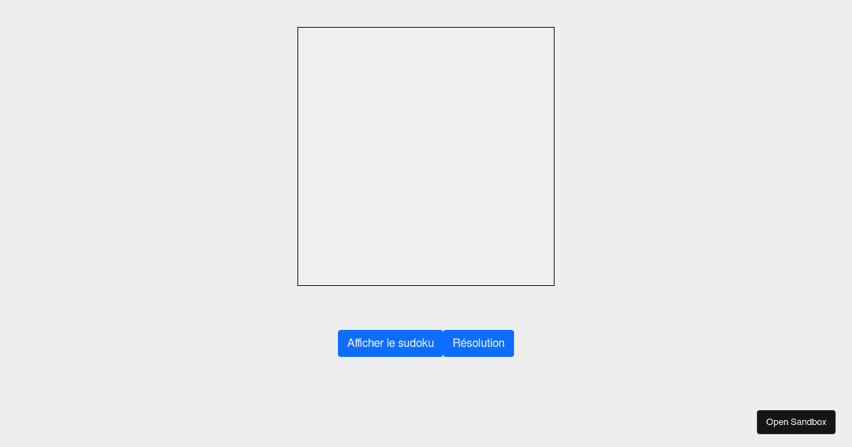 React Codesandbox