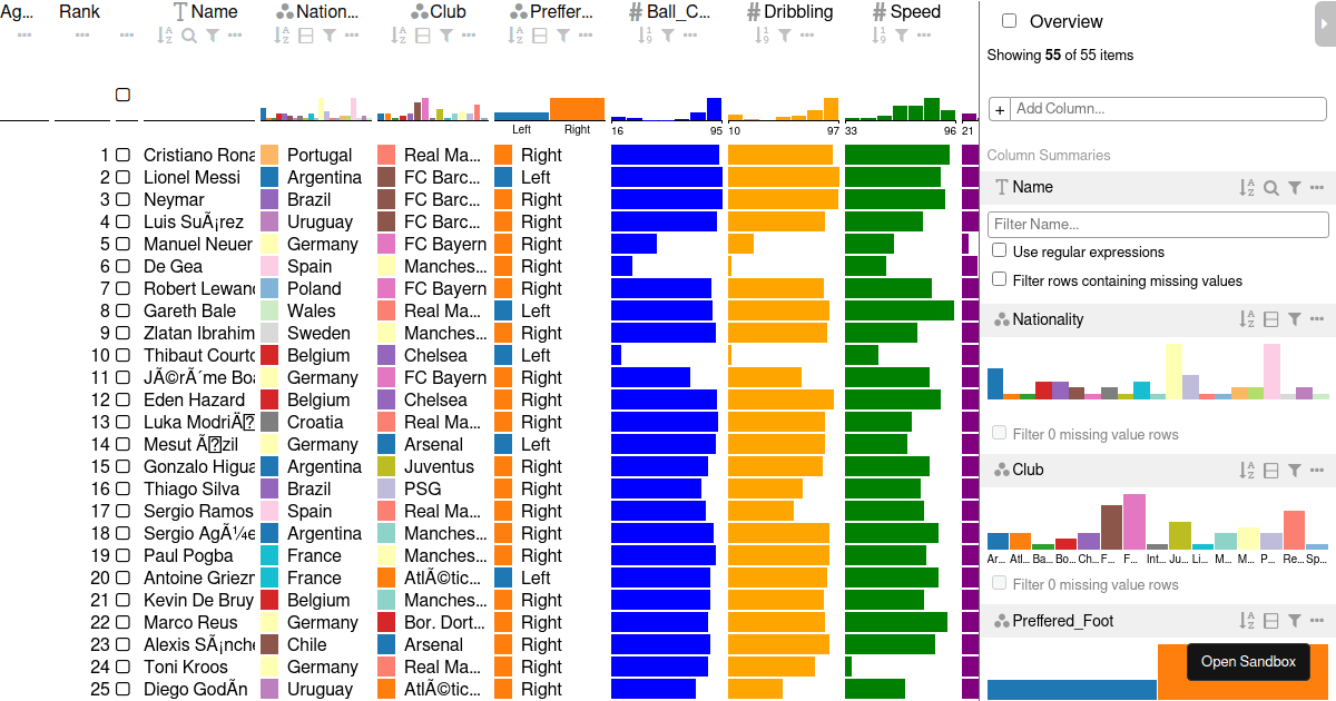 Lineup Soccer Full - Codesandbox