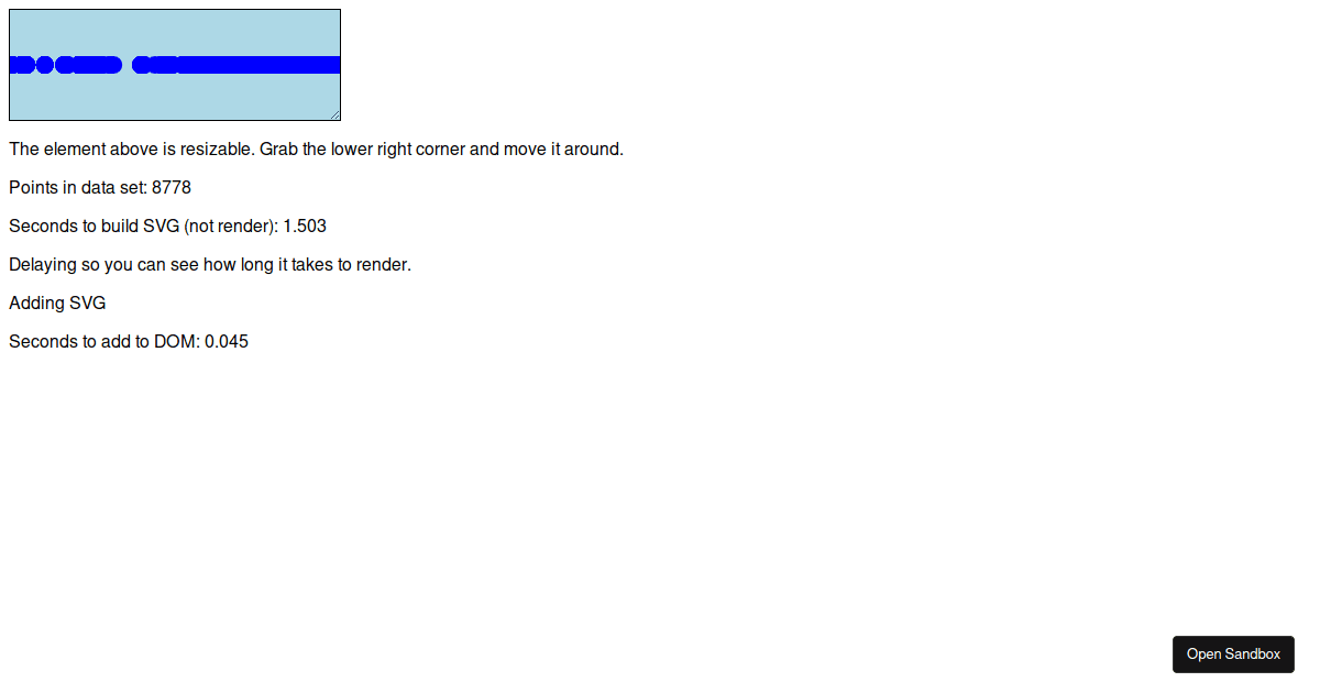 SVG and resizing - Codesandbox