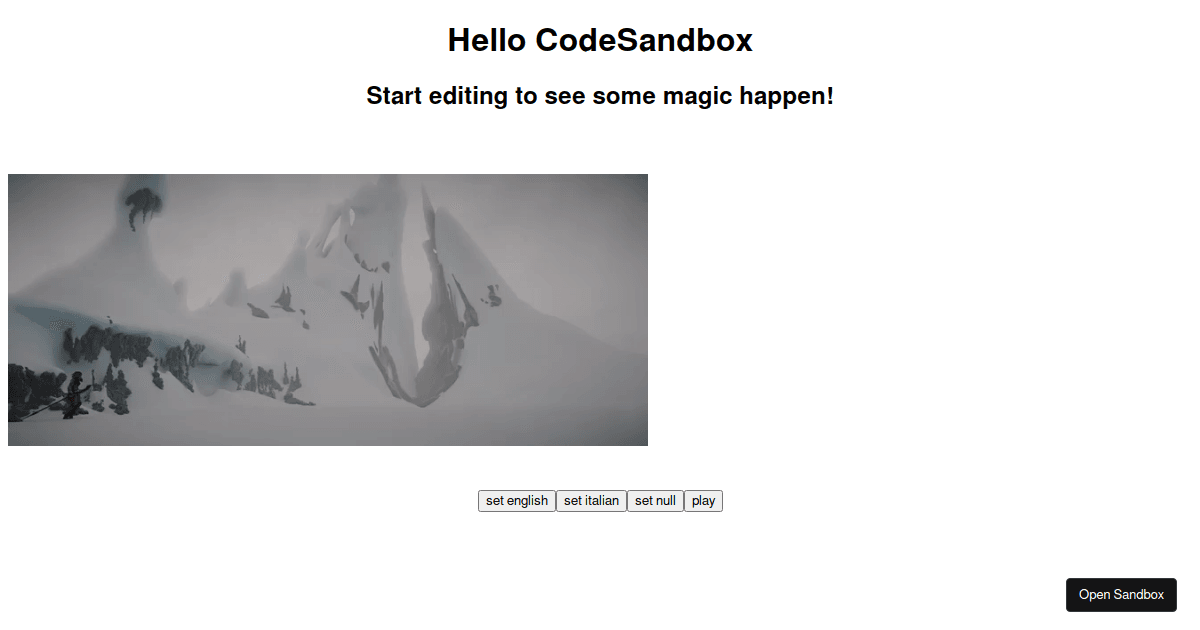 react-player-subtitles-vannila - Codesandbox