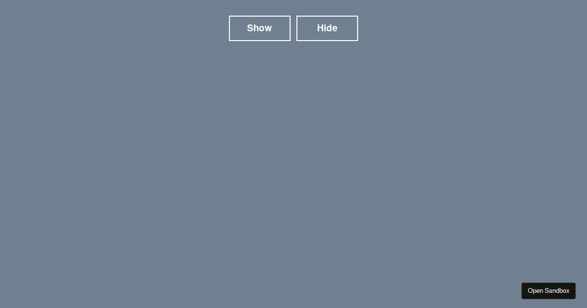 Motion Exit Animations Codesandbox