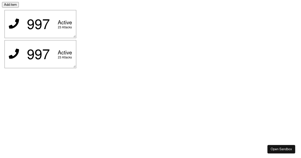 react-grid-layout (text fit / svg fit ) (forked) - Codesandbox
