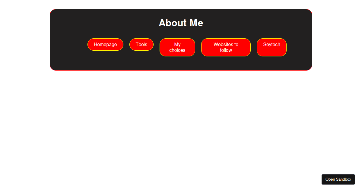 aldamatov/React-Router-About-Me - Codesandbox