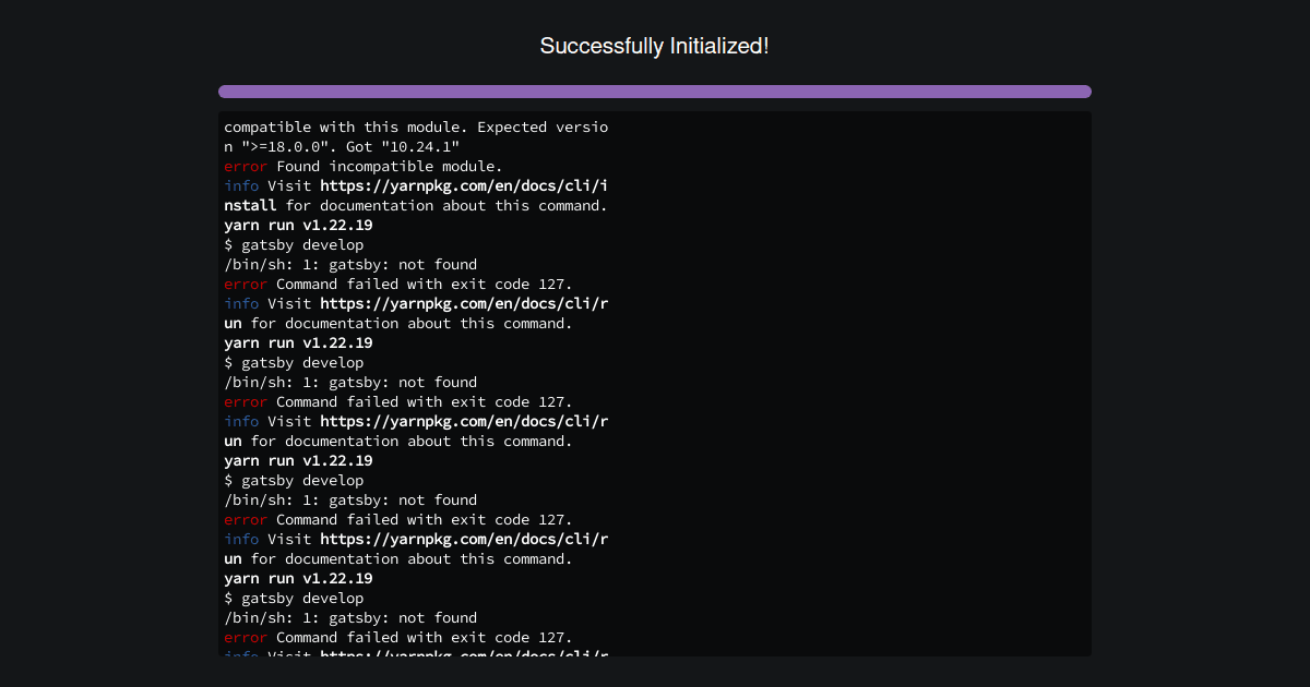 gatsby - Codesandbox