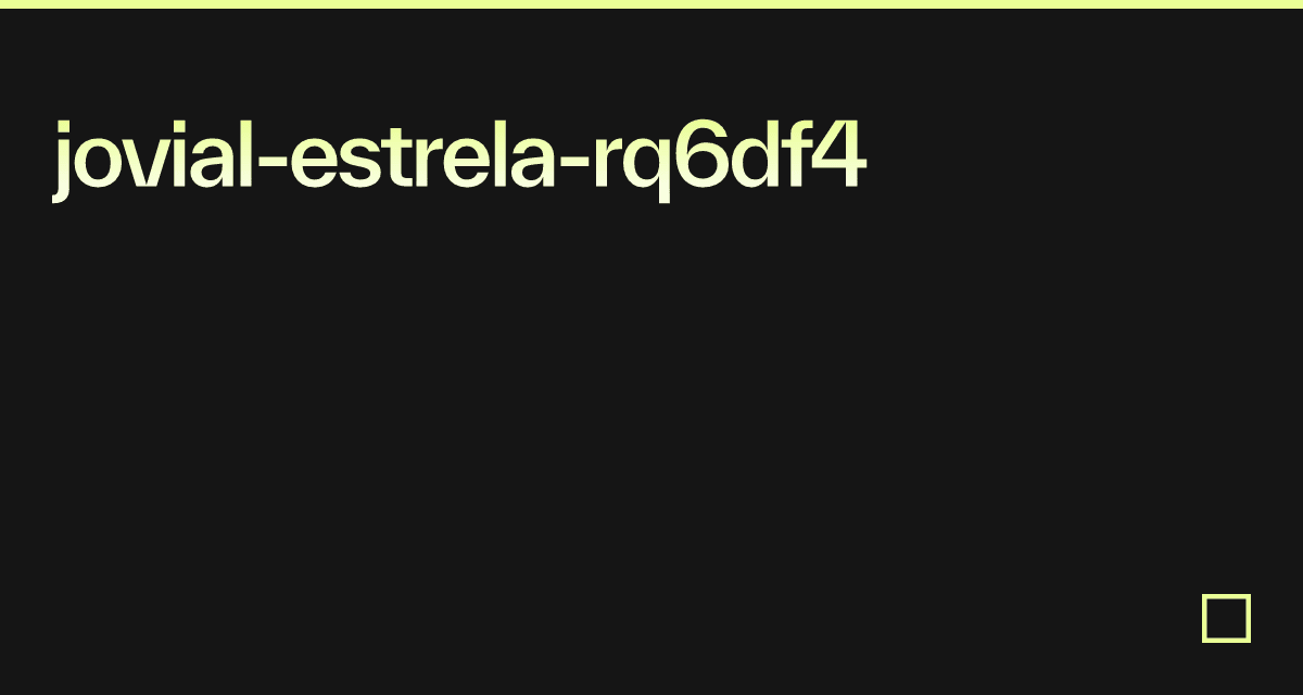 jovial-estrela-rq6df4 - Codesandbox