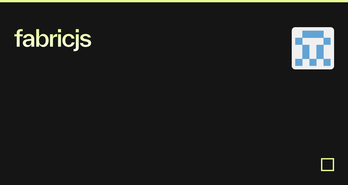 fabricjs - Codesandbox