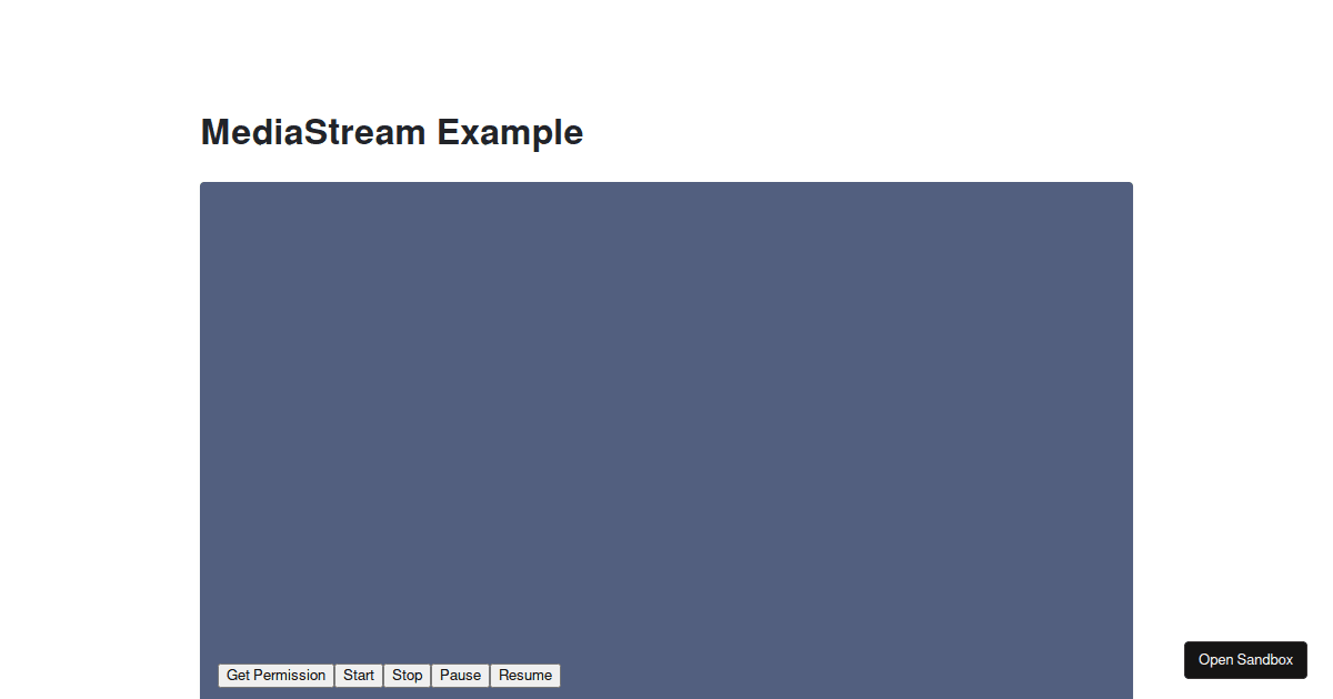 react media - Codesandbox