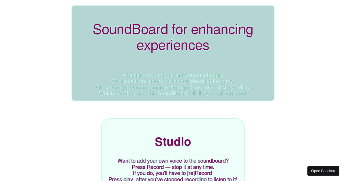 client - Codesandbox