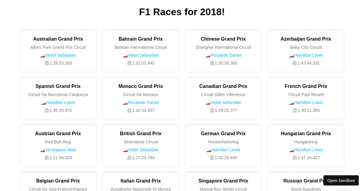 React Hooks Example Codesandbox