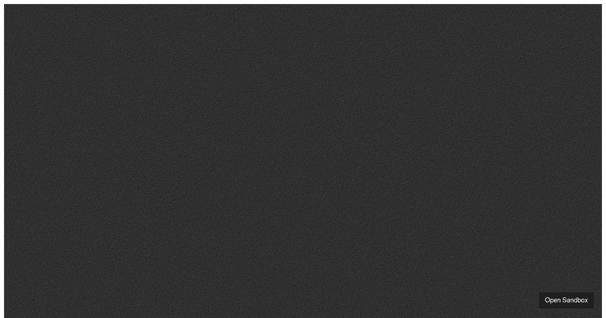Noise Effect - Codesandbox